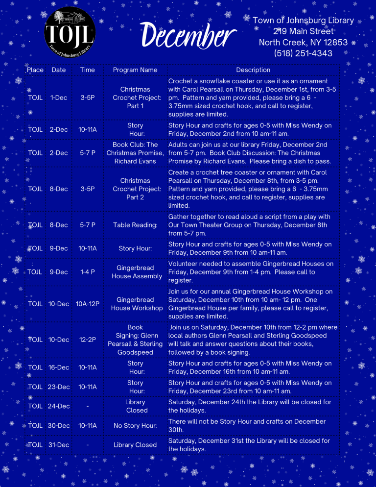 Town of Johnsburg Library